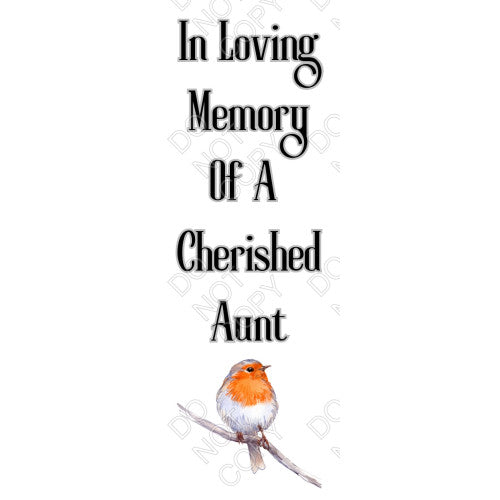 UV-DTF Transfer - In Loving Memory (Robin) – Smart Crafts Designs