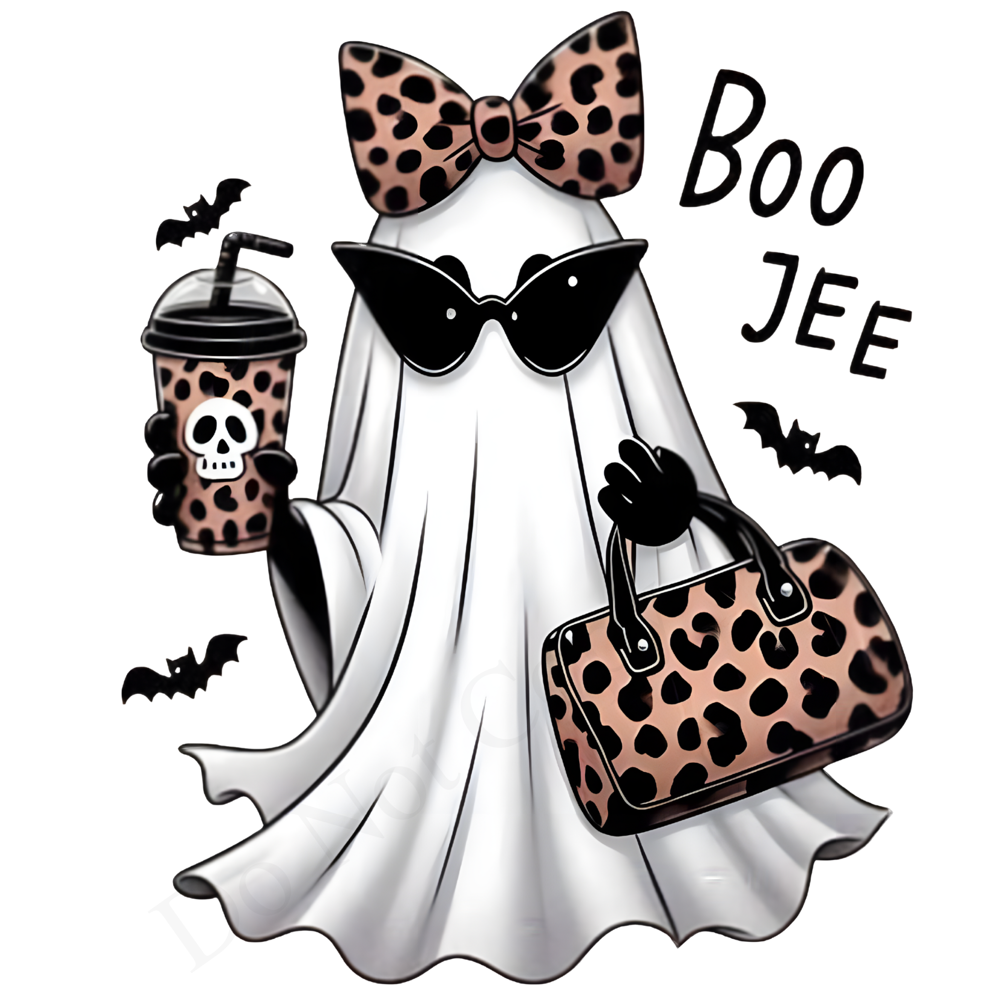 DTF Transfer - Halloween Boo jie Ghost cute design – Smart Crafts Designs